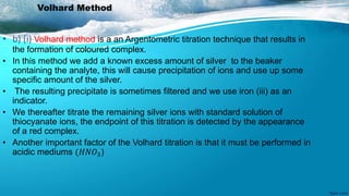 Gravimetric Methods of Analysis & PRECIPITATION titrimetry | PPTX