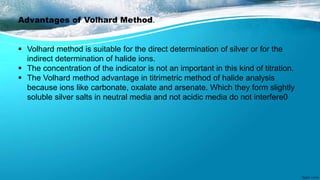 Gravimetric Methods of Analysis & PRECIPITATION titrimetry | PPTX