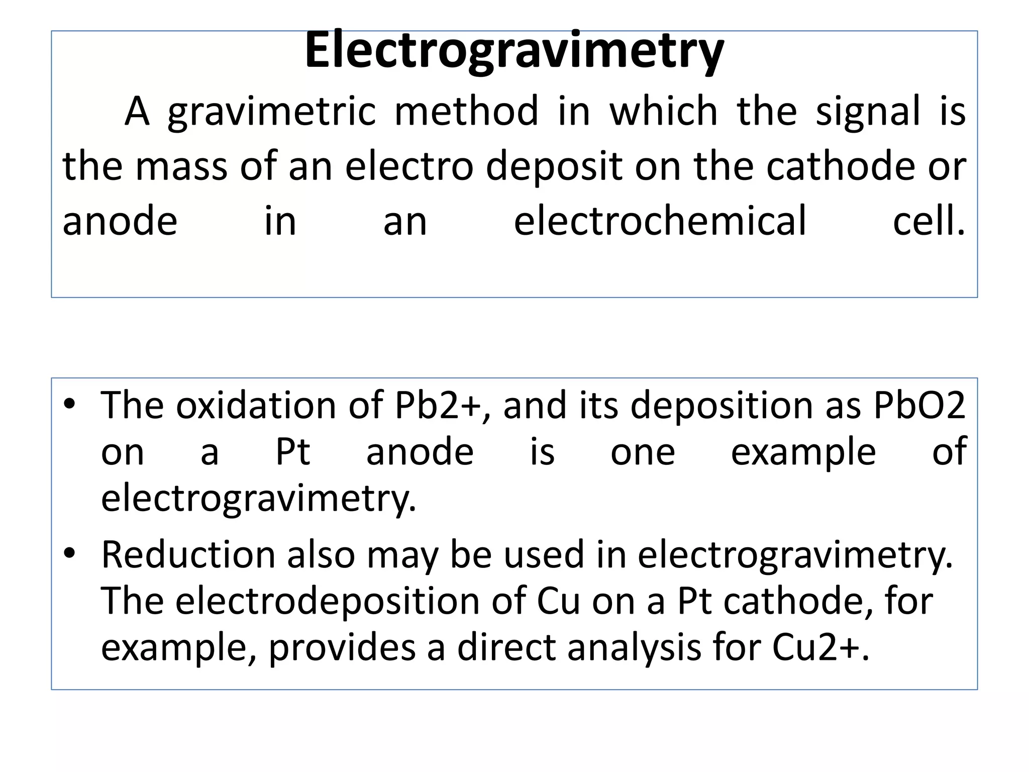 Gravimetric analysis | PPTX