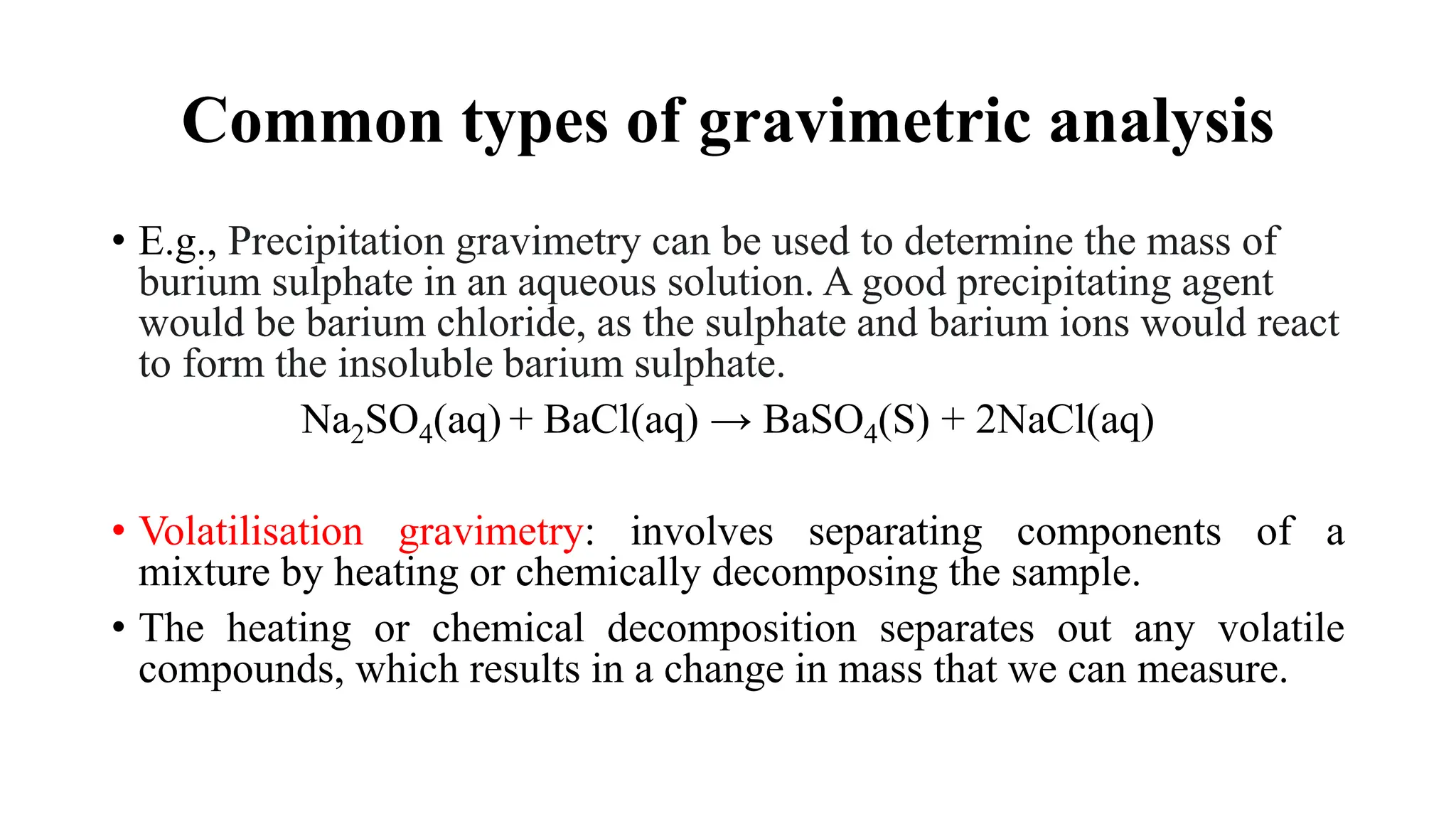 gravimetric analysis in Environmental Health | PPTX