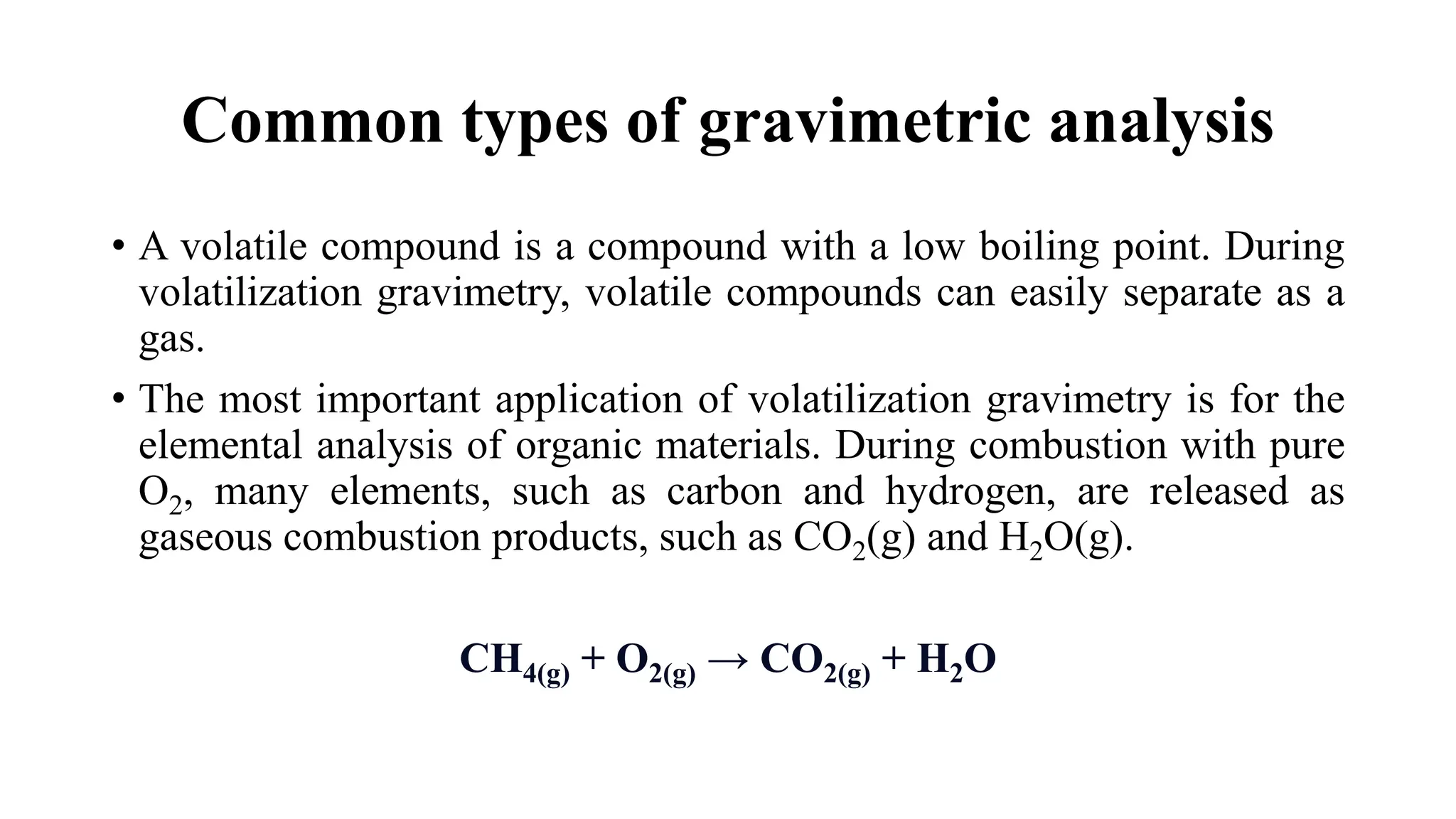gravimetric analysis in Environmental Health | PPTX