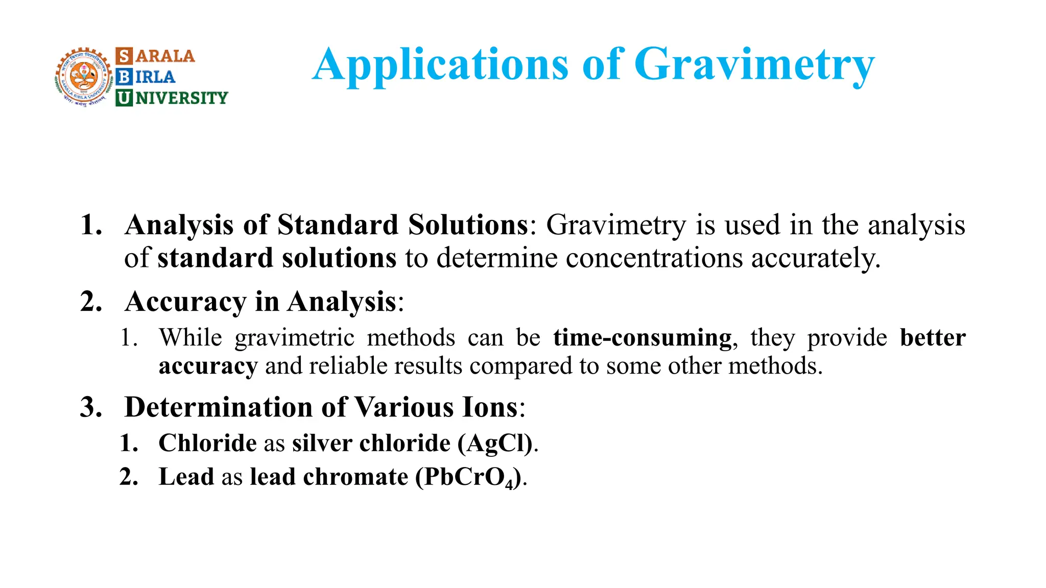 Gravimetric Analysis full notes B Pharm 1sem | PPTX