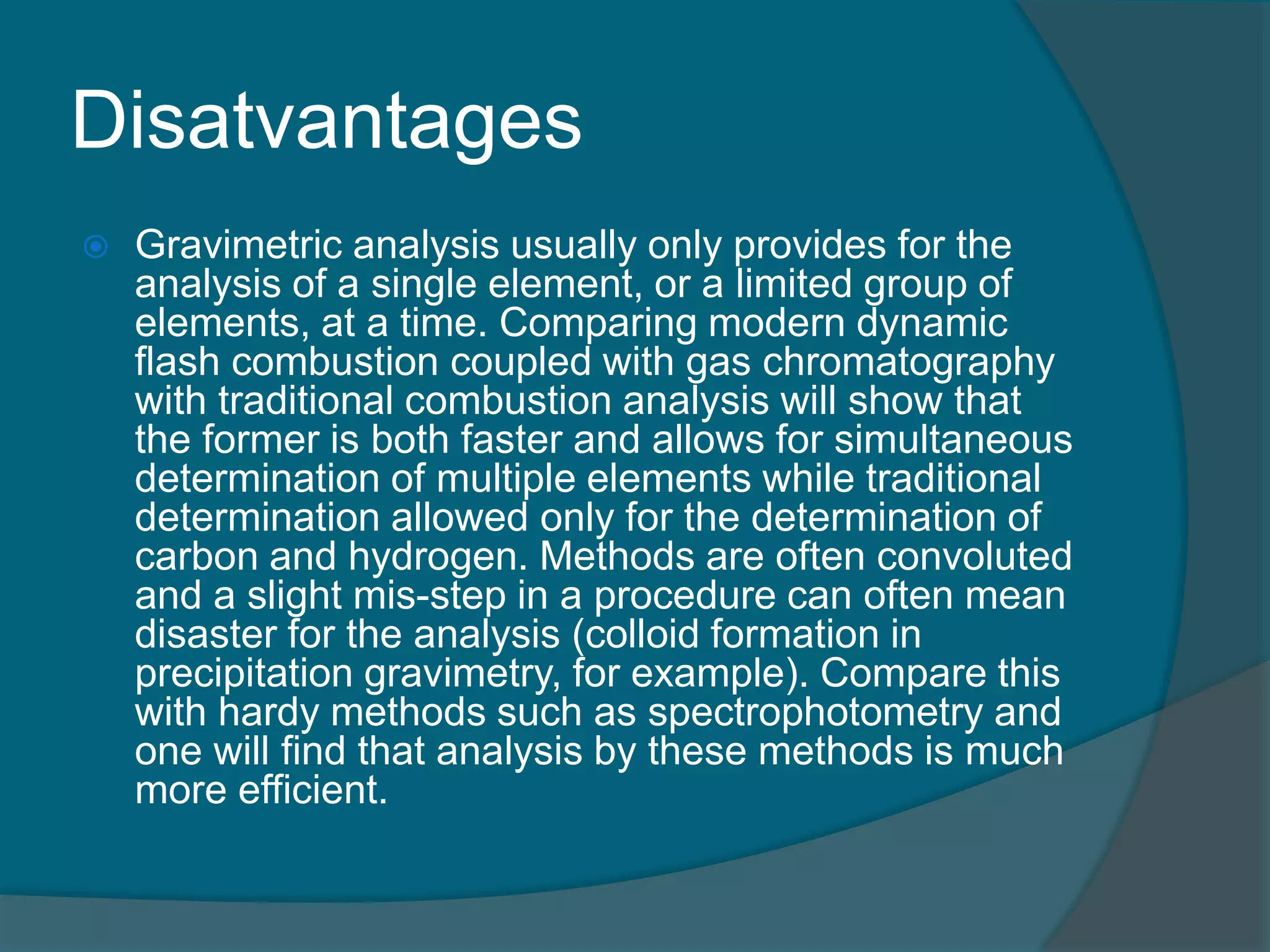 Gravimetric method | PPTX