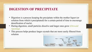 Gravimetry, Procedure for Precipitation Gravimetry.pptx