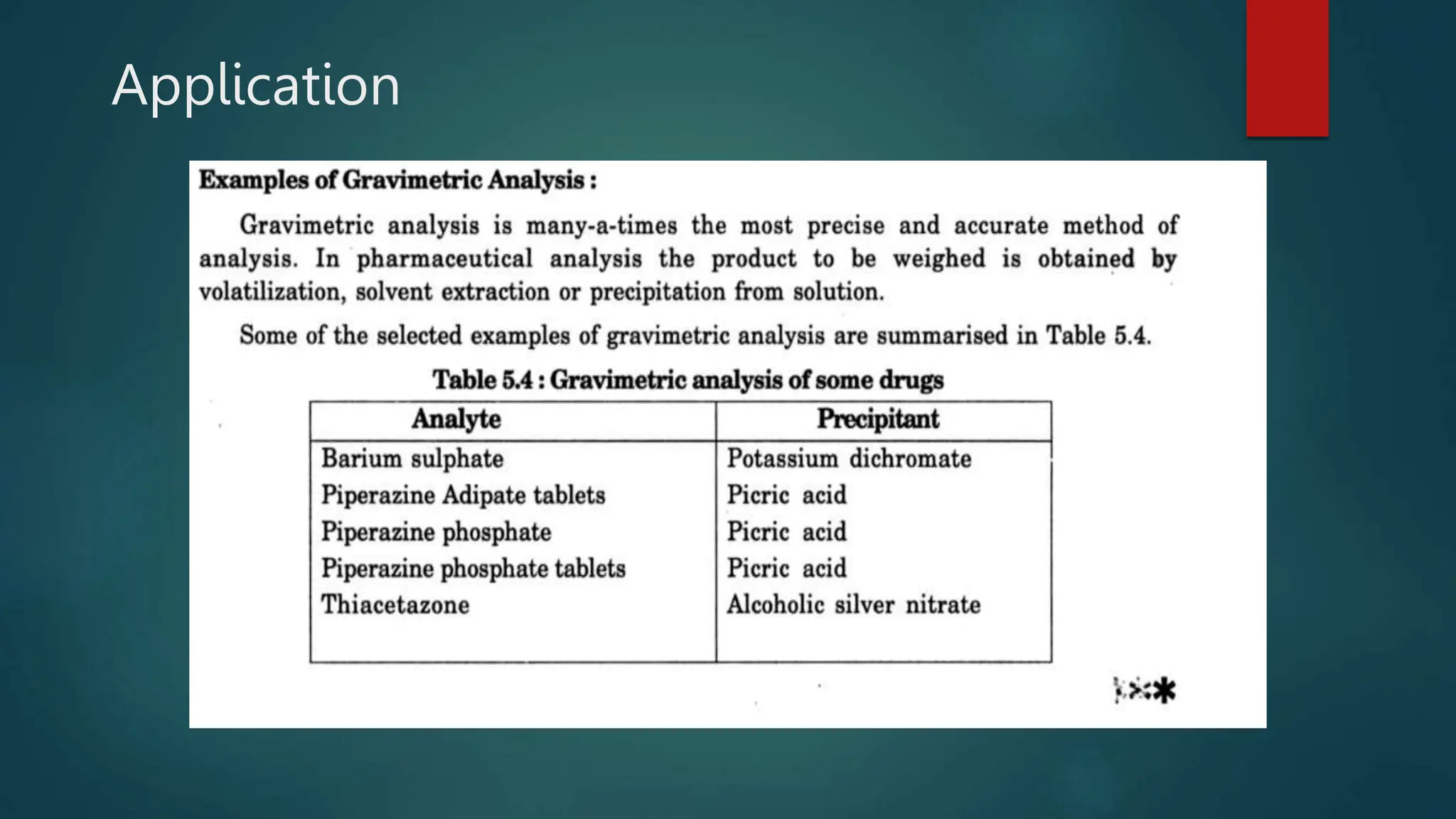 Gravimetric Analysis (Gravimetric Titration) | PPTX