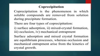 Gravimetric Analysis (Gravimetric Titration) | PPTX