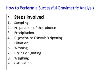 Gravimetry new (1) | PPT