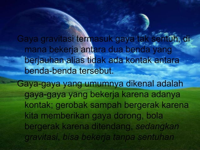Gravitasi newton | PPTX