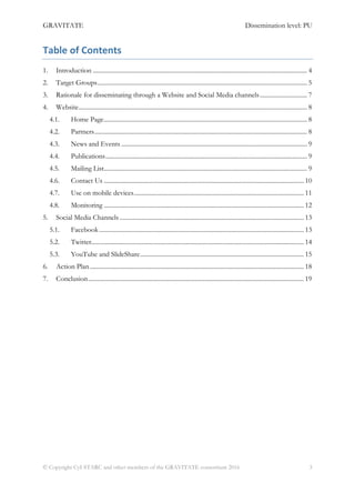 Gravitate d7.1 website and social media v1 | PDF