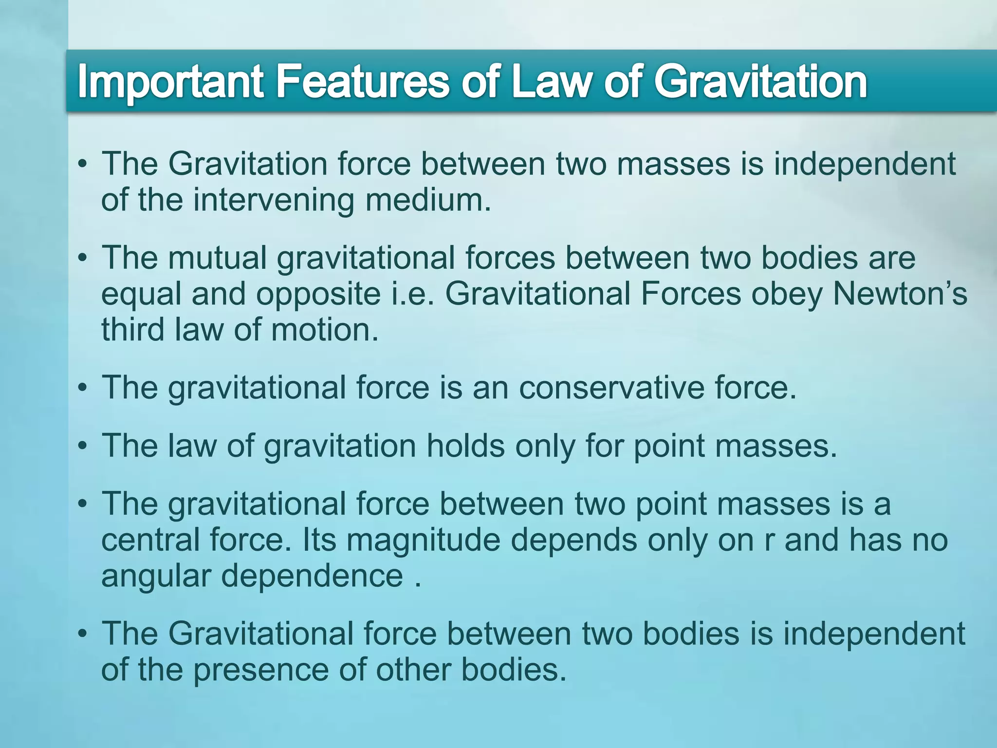 Gravitation | PPTX