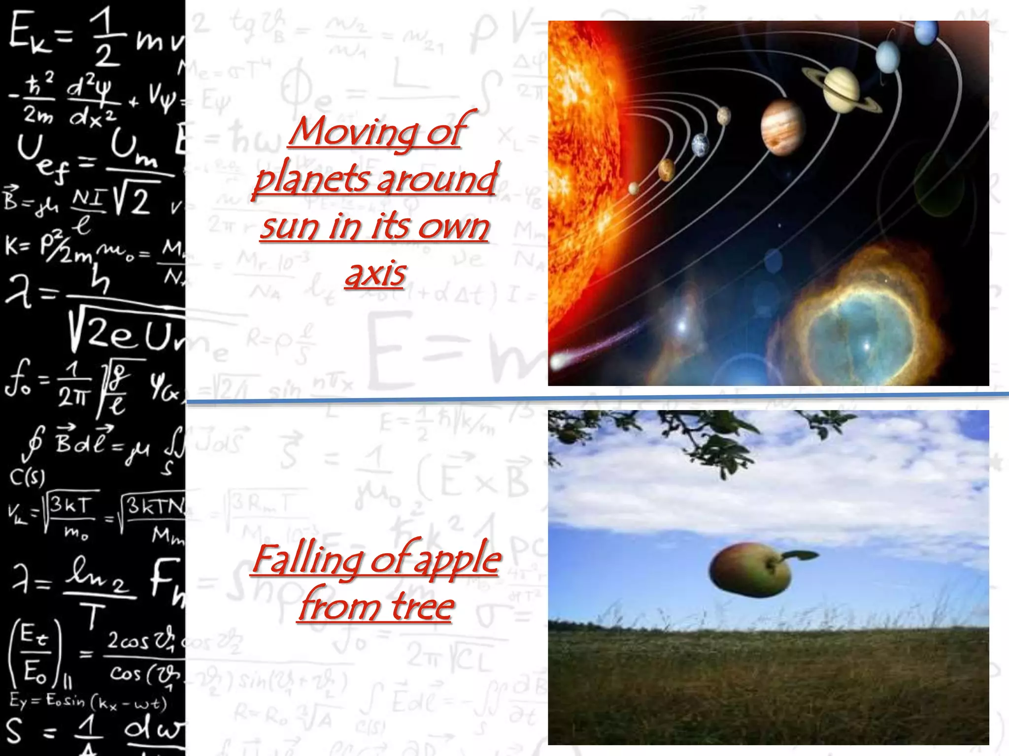 Presentation on gravitation for class 9th | PPTX