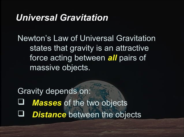 Gravitation | PPT