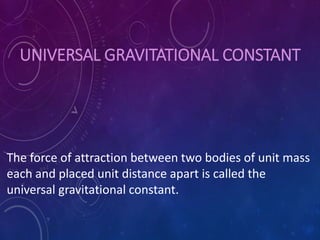 Gravitation | PPTX