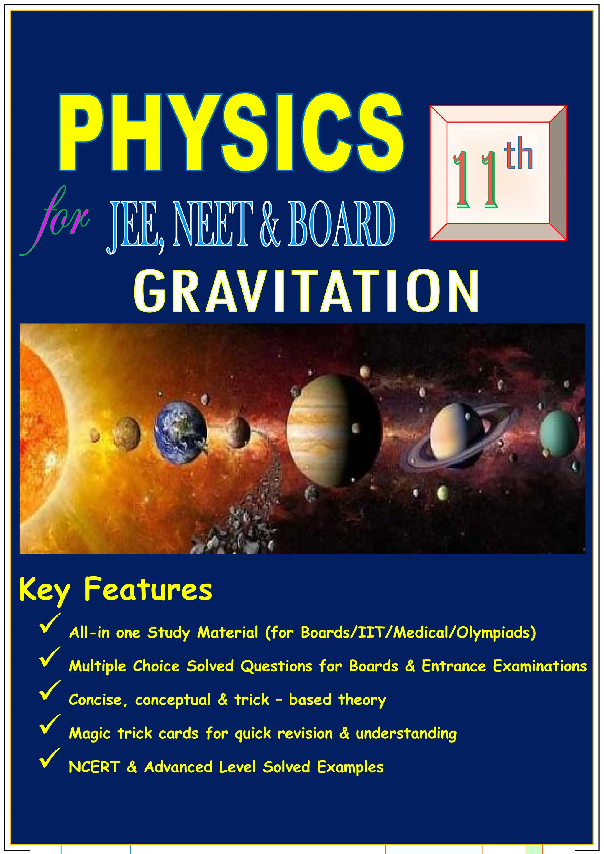 NCERT Solutions for Gravitation Class 11 Physics Study material pdf ...