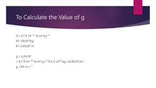Gravitation. explaination and related topices | PPTX