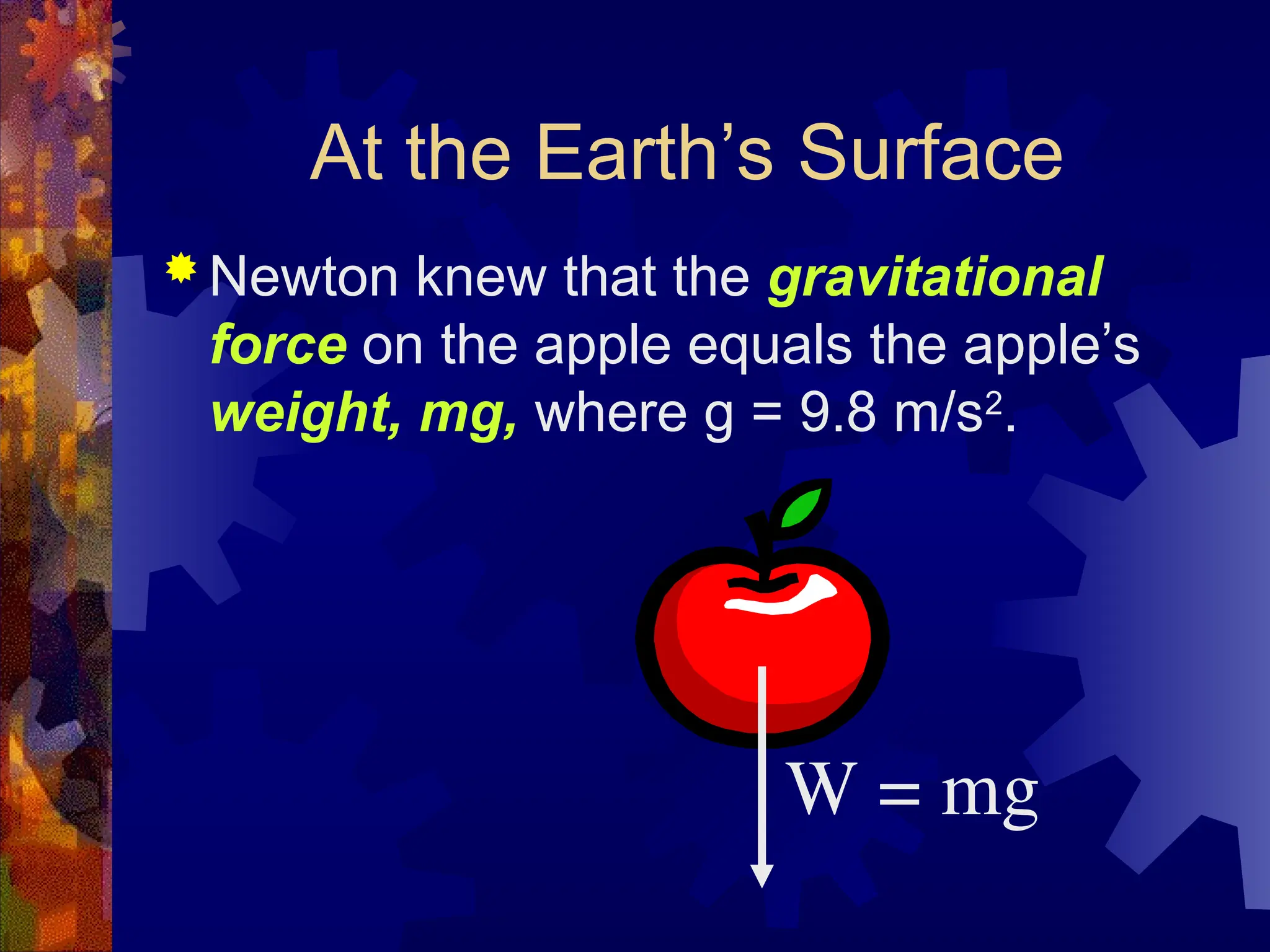 powerpoint presentation about gravitation | PPT