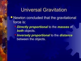 GRAVITATION powerpoint presentation | PPT