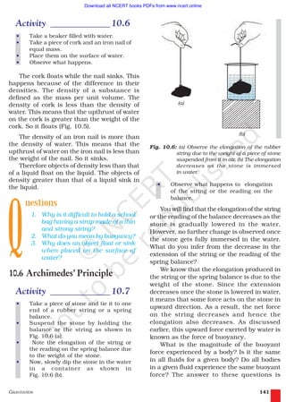 Gravitation class 9 | PDF