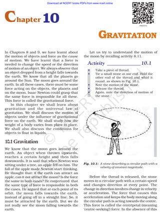 Gravitation class 9 | PDF
