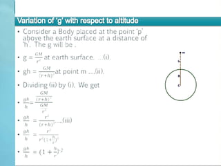 class xi physics chapter gravitation 2.pptx