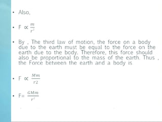 class xi physics chapter gravitation 2.pptx