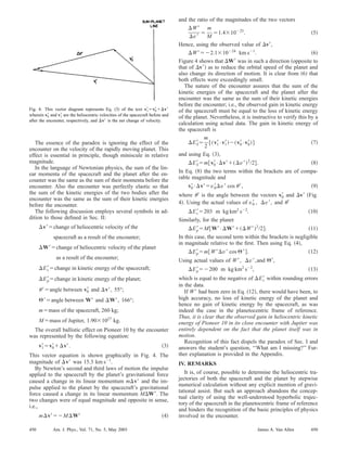 Gravitational assist + | PDF
