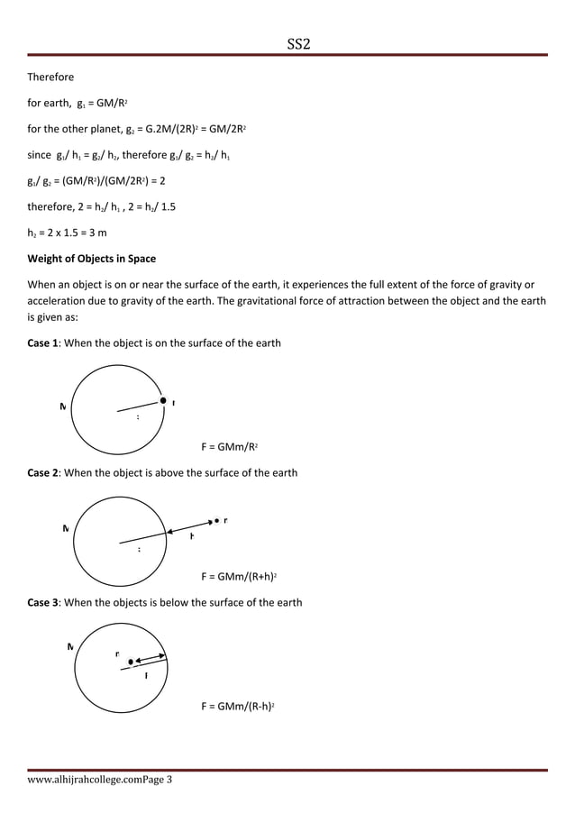 Gravitational field | PDF