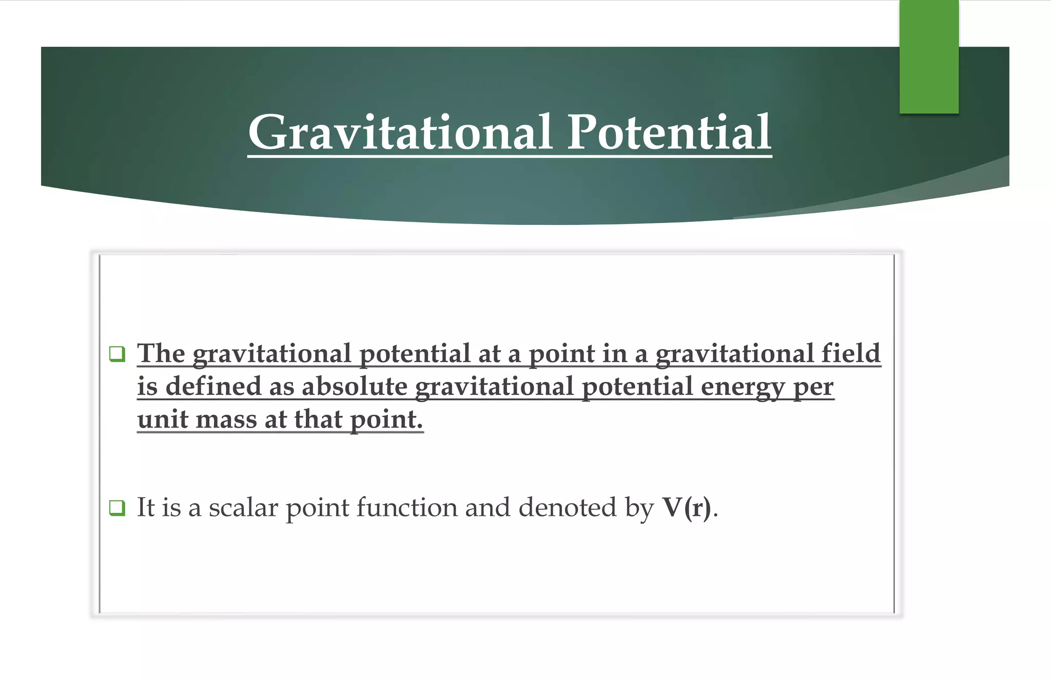 Gravitational Field And Potential Escape Velocity Universal Gravitational Law Radia And