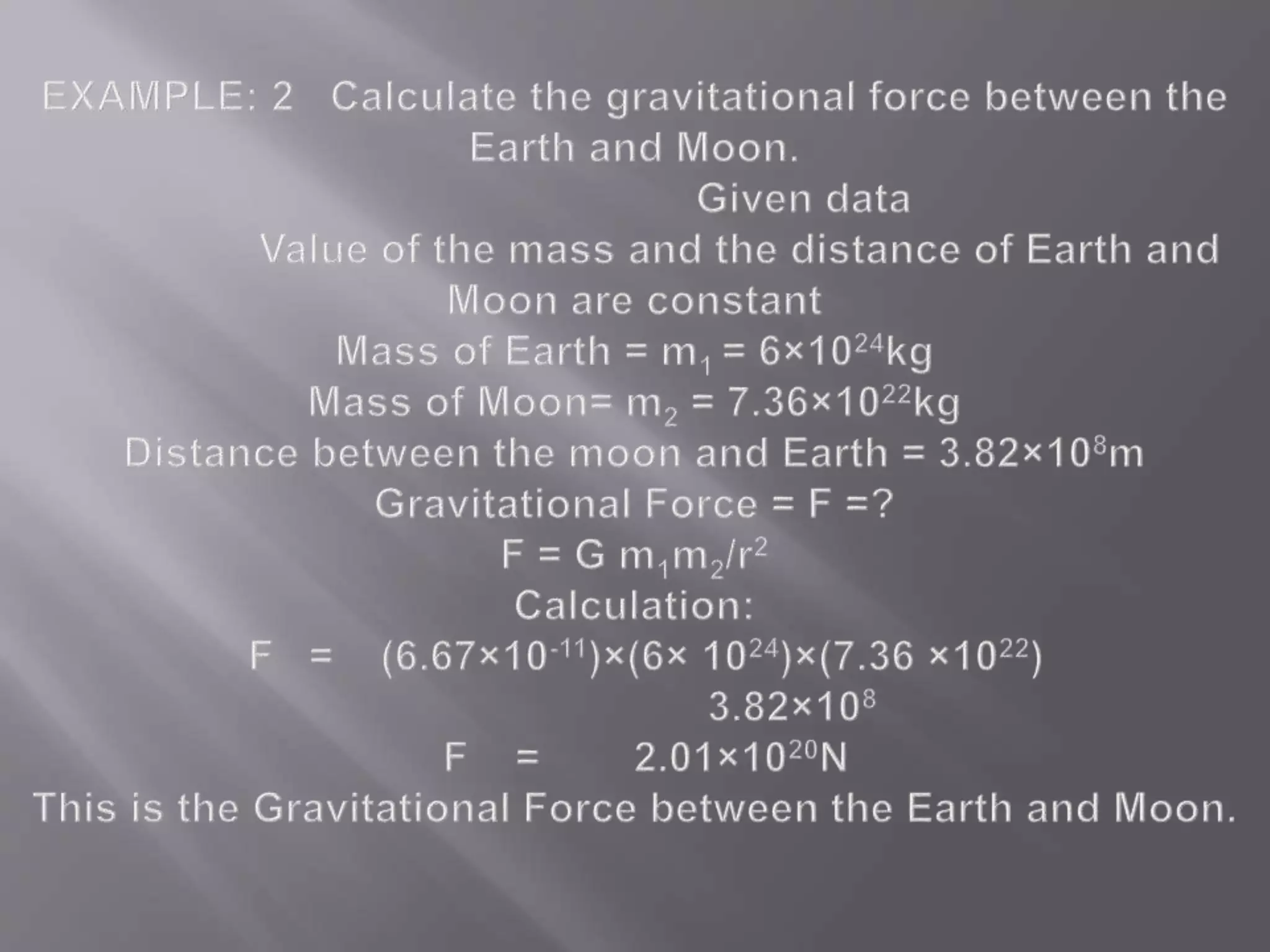 Gravitational force | PPTX