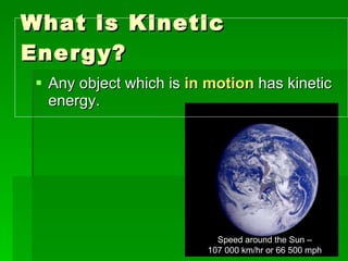 GPE and Kinetic Energy | PPT