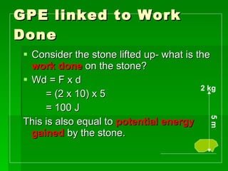 GPE and Kinetic Energy | PPT