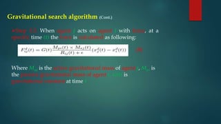Gravitational Search Algorithm(GSA).pptx