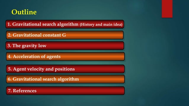 Gravitational Search Algorithmgsapptx 