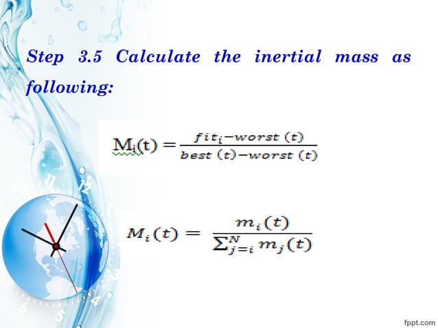 Gravitational Search Algorithm In Optimization Techniques Ppt 