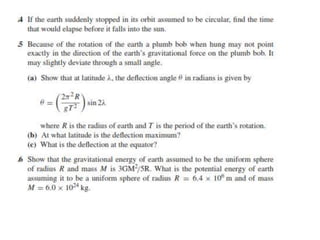 Gravitation assignment 1 | PPTX