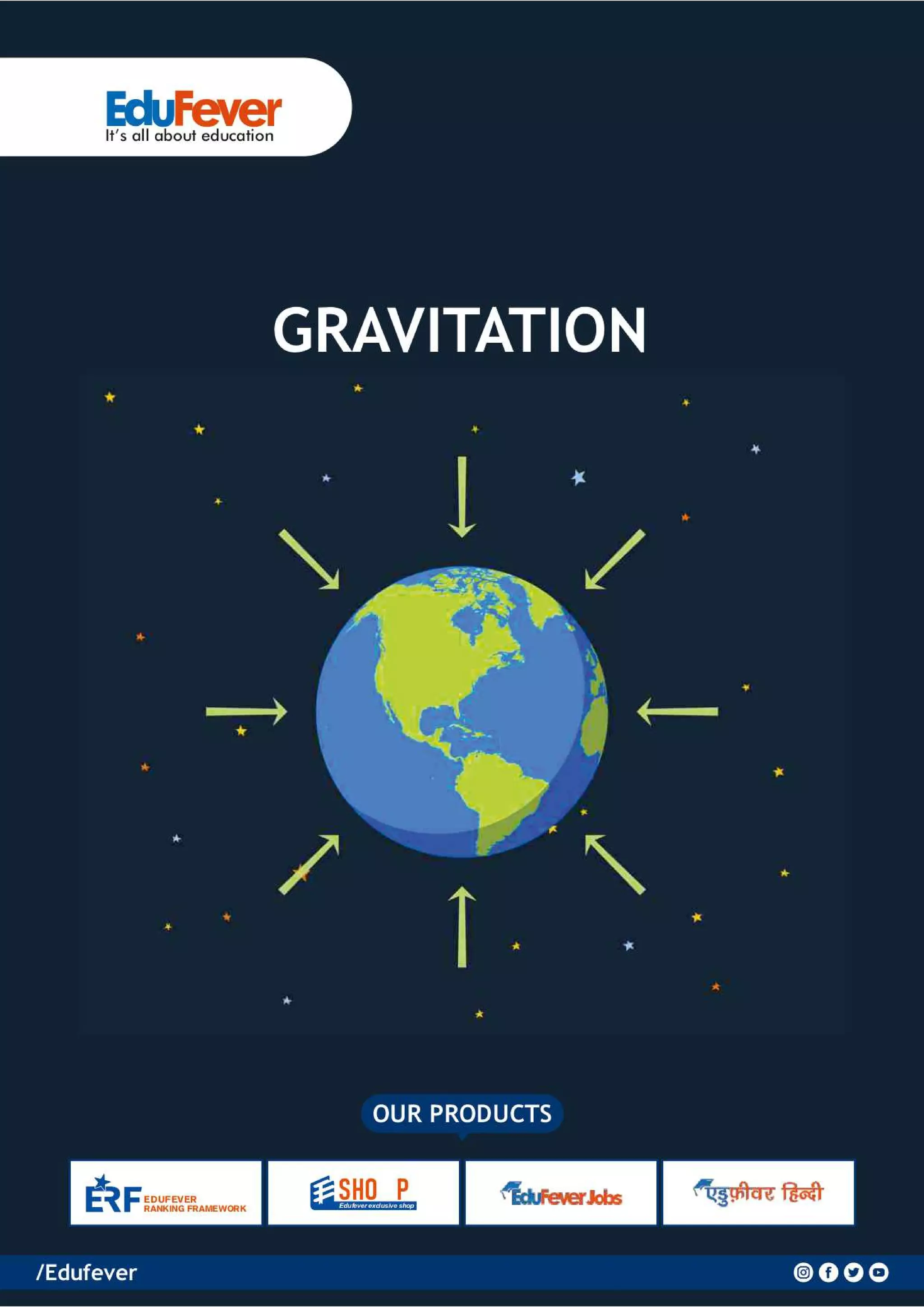 Gravitation - Physics Revision Notes | PDF