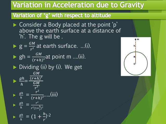 GRAVITATION CLASS 11TH | PPTX