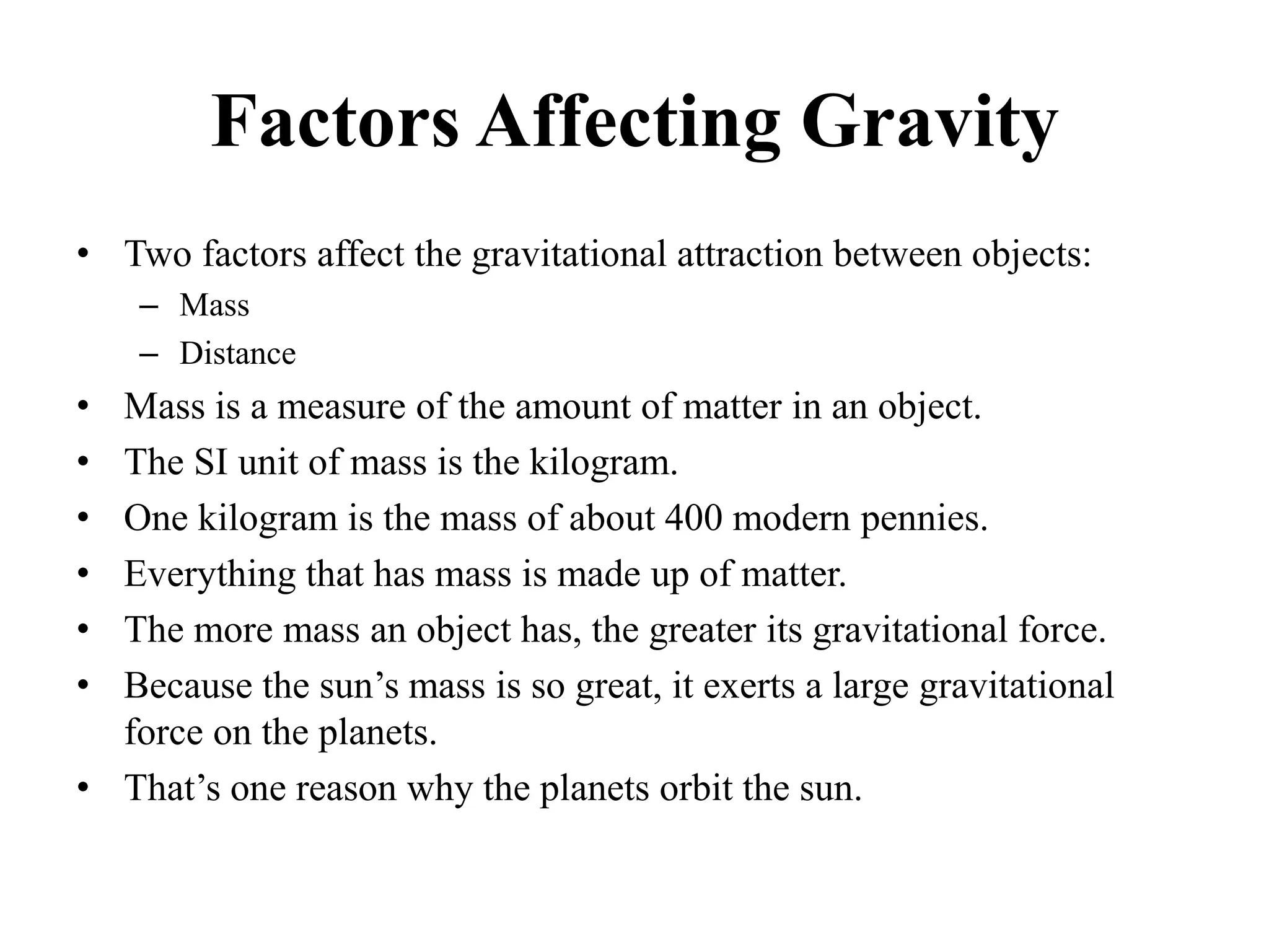 Gravitional force (Basics of general science) | PDF