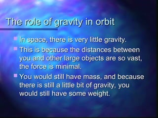 Gravity is a Physics PowerPoint Presentation | PPT