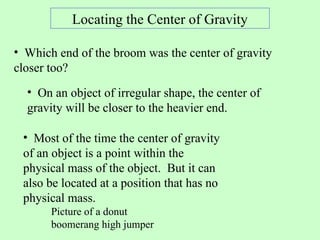 Center of Gravity of the human body analysis | PPT