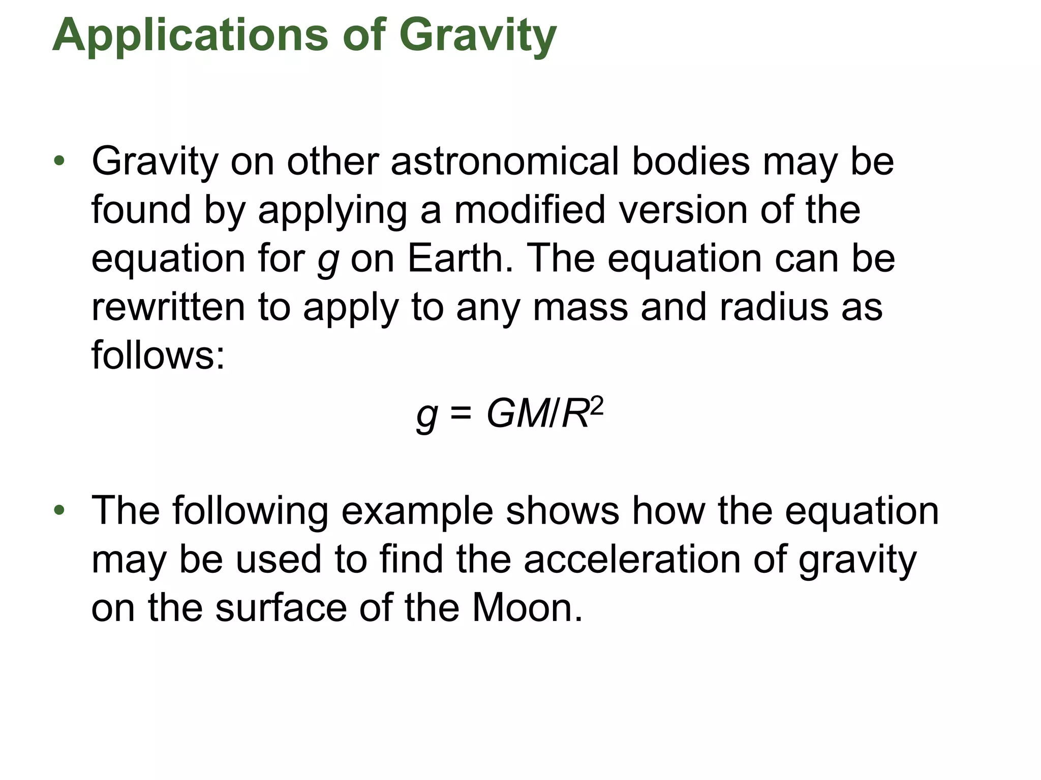 Lecture on Gravity | PPTX