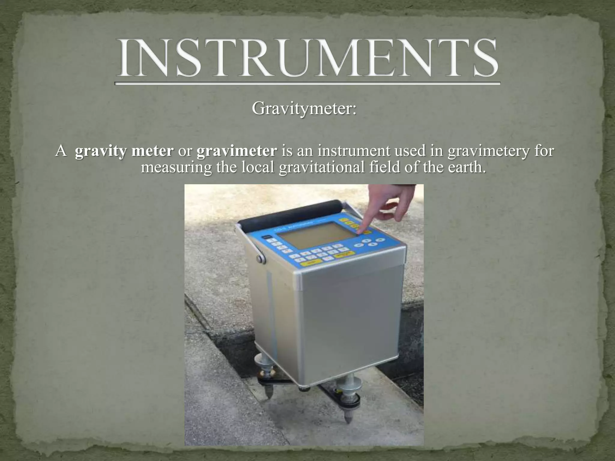 Gravity and magmetic method | PPTX