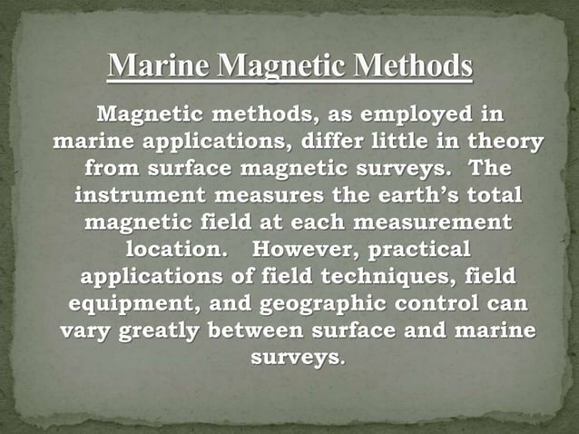 Gravity and magmetic method | PPTX