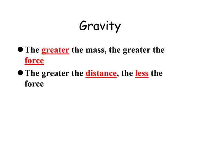 Gravity and motion | PPT