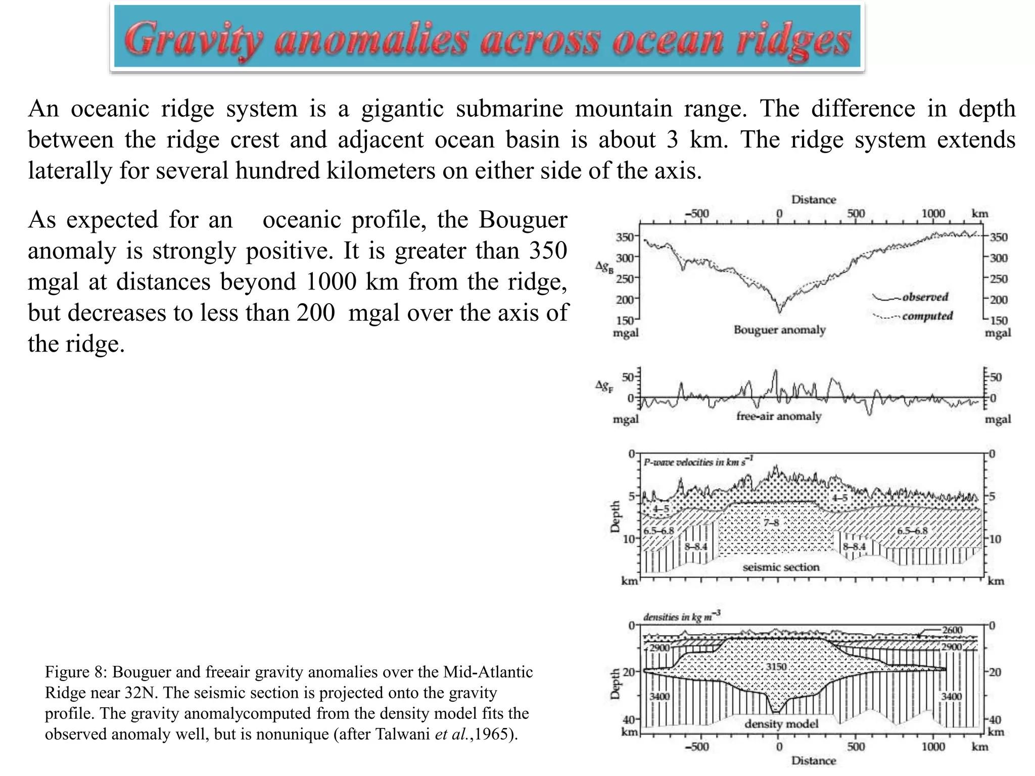 Gravity anomaly across reagional structures | PPTX