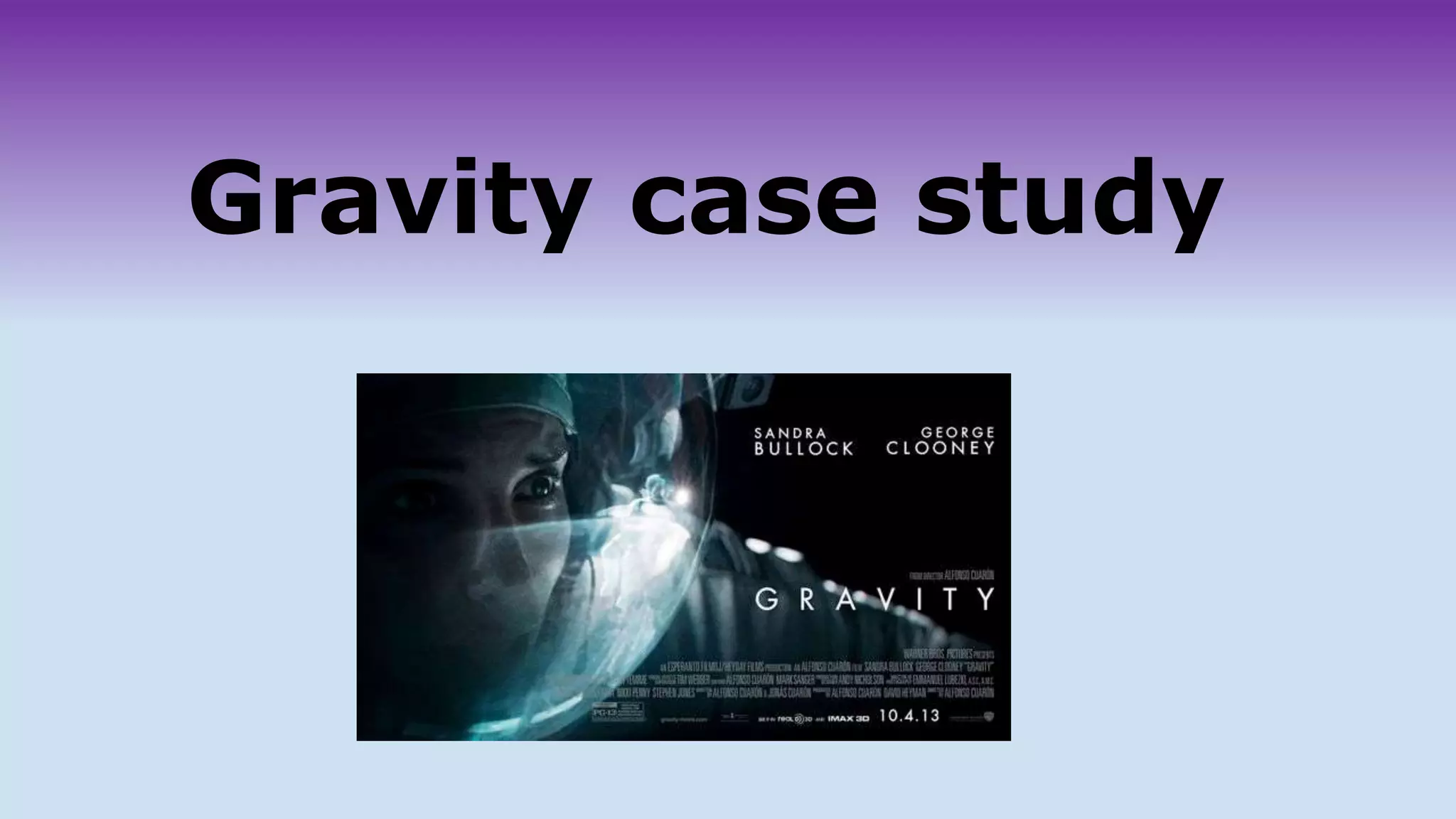 Gravity case study | PPTX