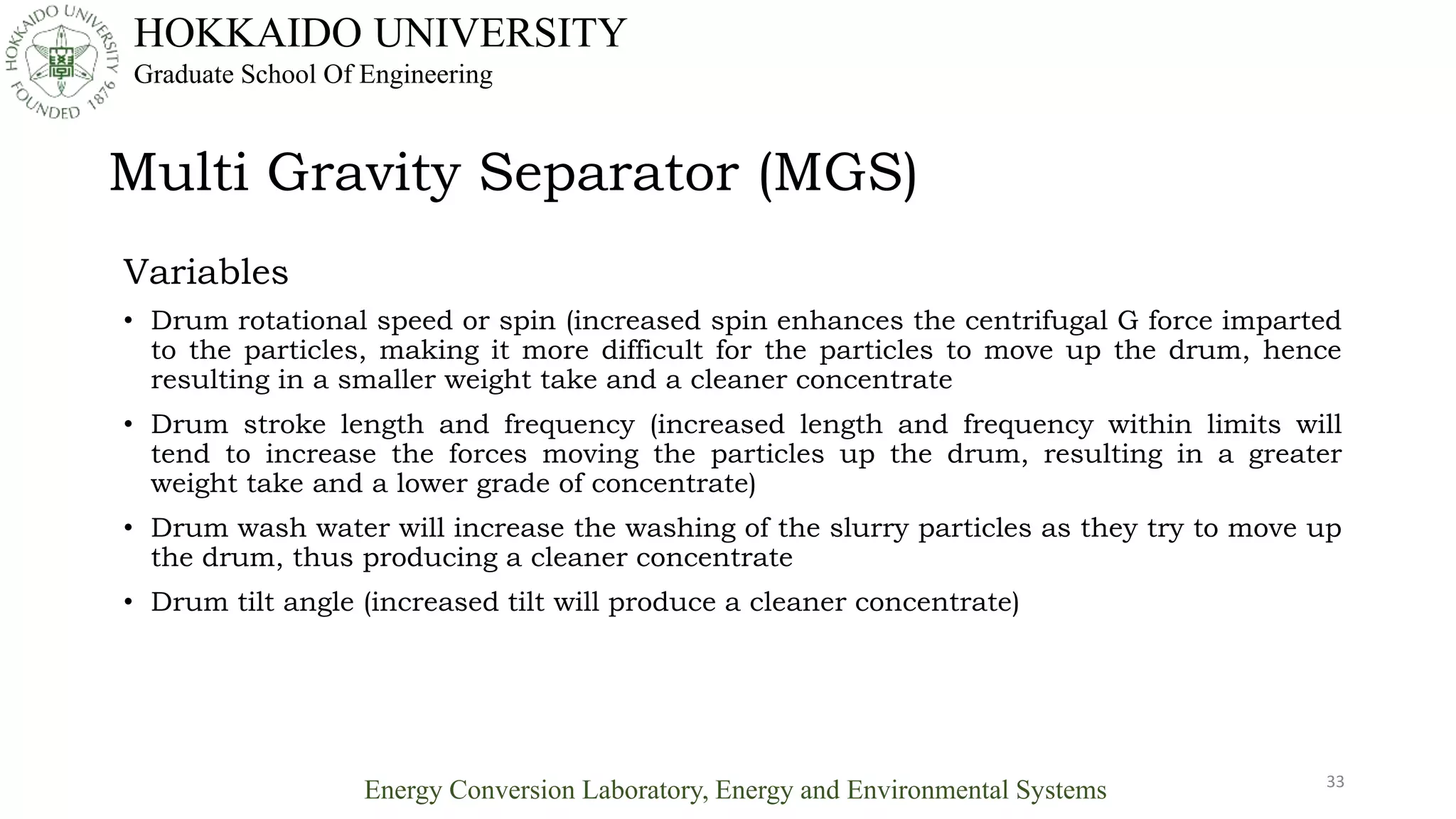 Gravity concentration | PPTX