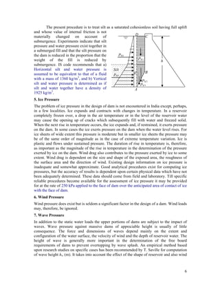 Gravity dam forces | PDF