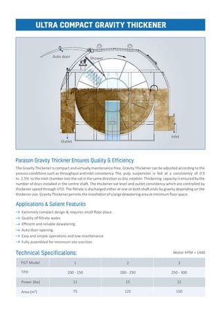 Gravity Disc Thickener for Pulp & Paper Machine | PDF