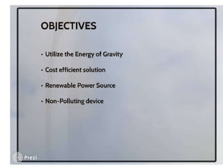 Gravity Oscillating mechanism | PPT